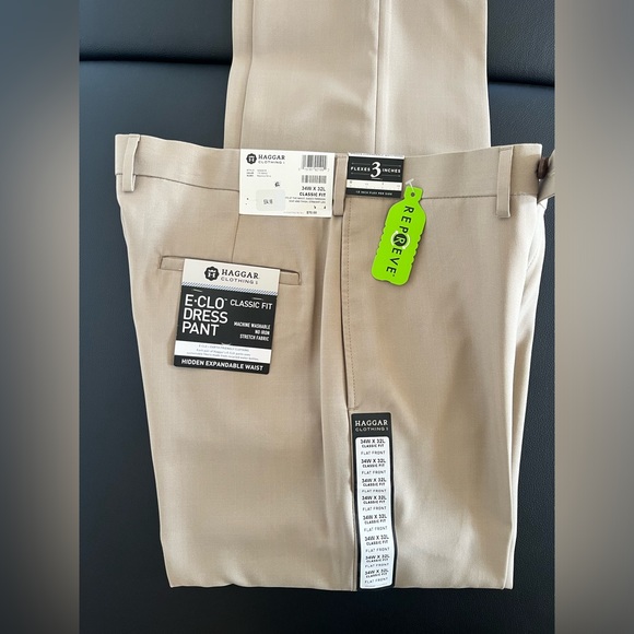 Haggar | Pants | Mens Haggard Khaki Dress Slacks | Poshmark